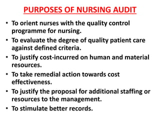 nursing audit | PPTX
