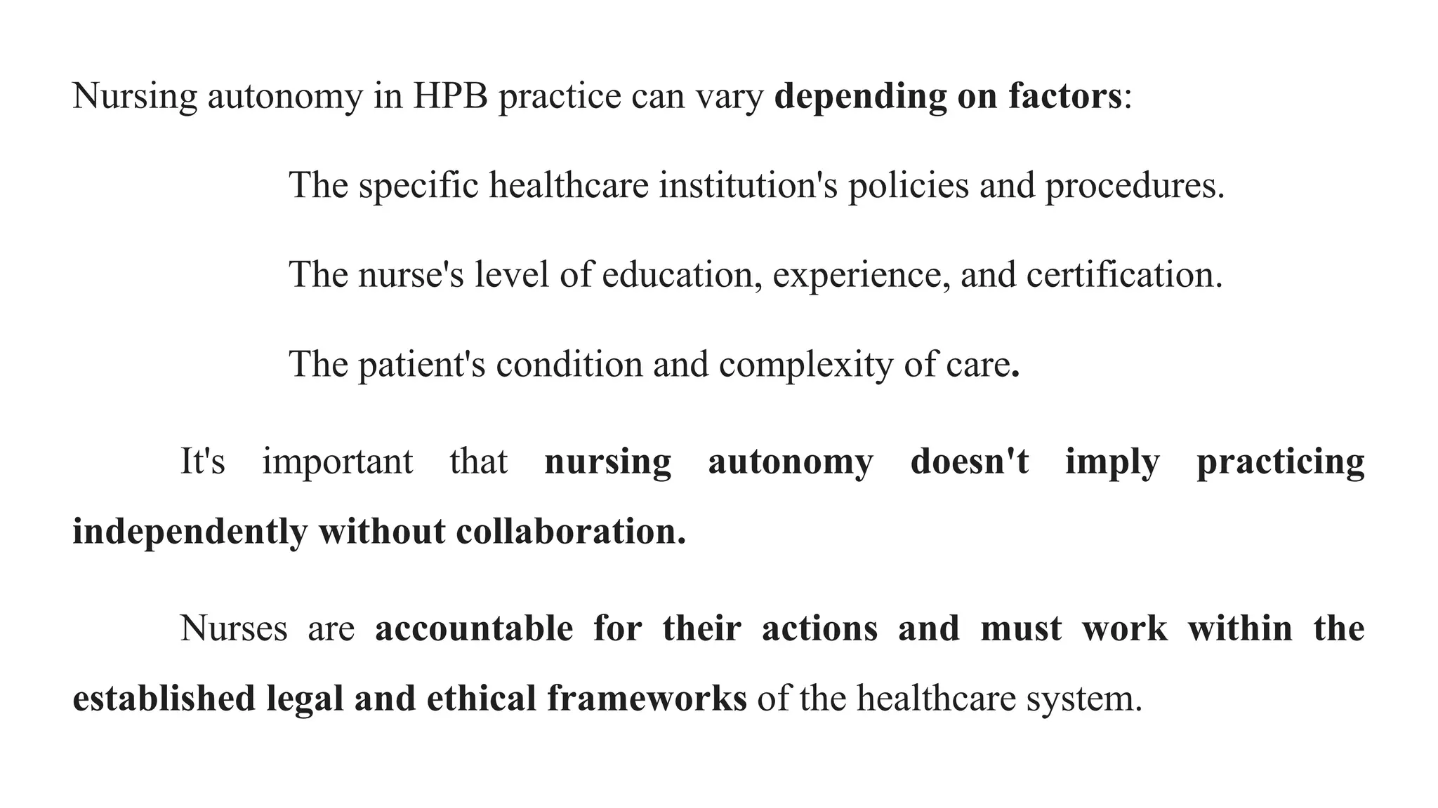 Nursing Autonomy & empowerment in the field of HPB Surgery.pptx