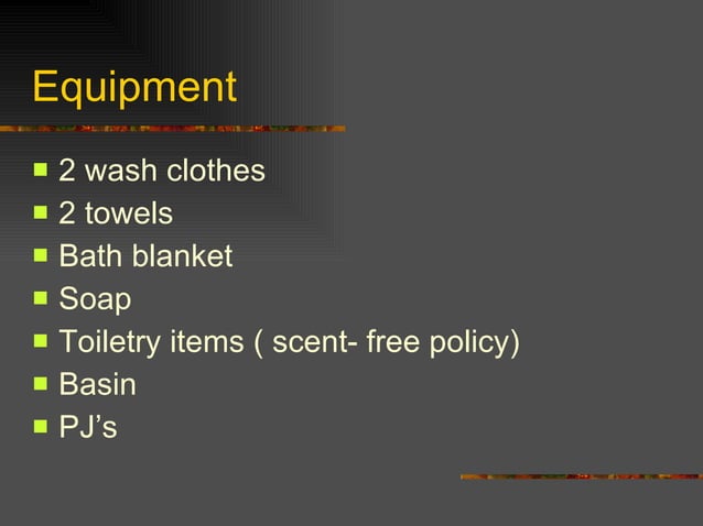 NurseReview.Org - Bathing And Skin Care | PPT | Bath and Shower ...