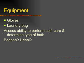 NurseReview.Org - Bathing And Skin Care | PPT