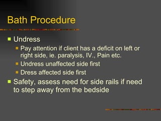 NurseReview.Org - Bathing And Skin Care | PPT