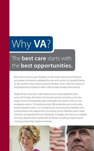 VA Nursing Brochure | PDF