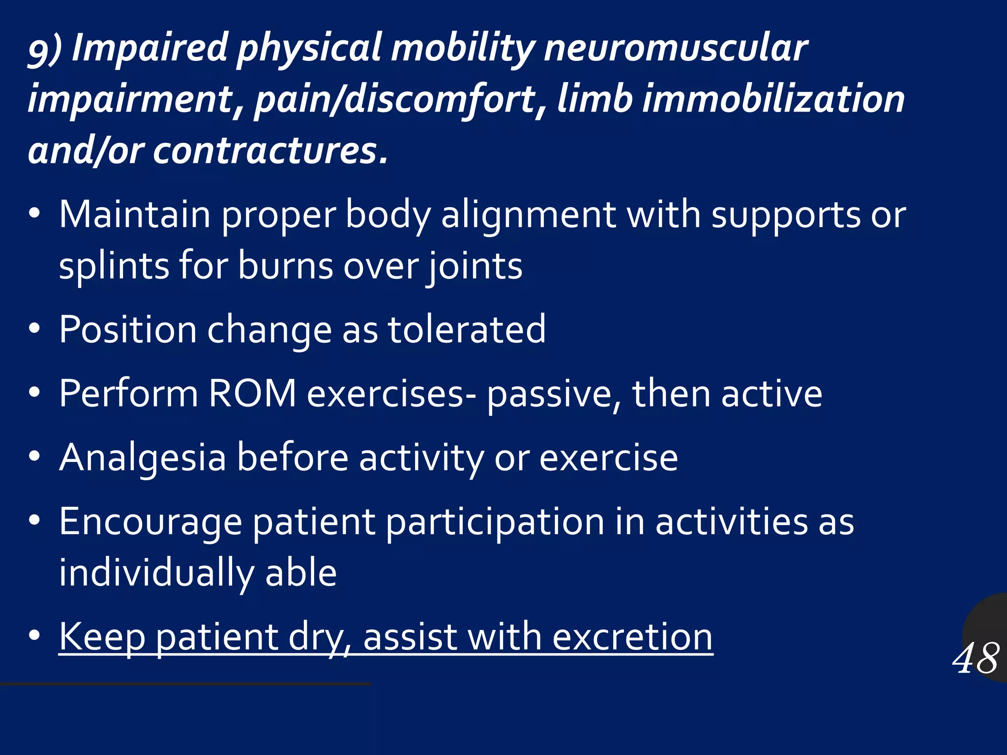 Burn Injuries: Management and Nursing Care | PDF