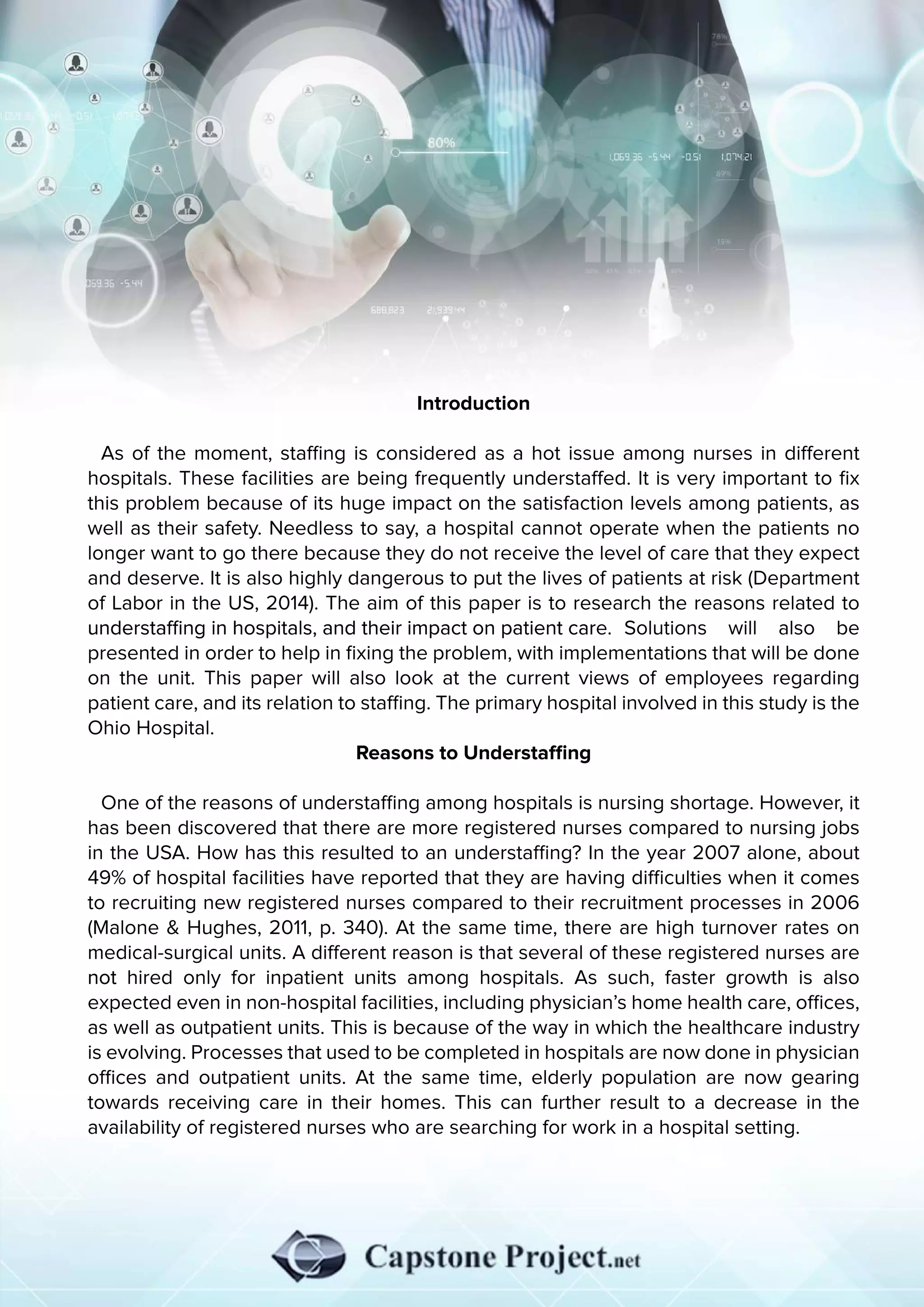 Nursing Capstone Paper Sample | PDF