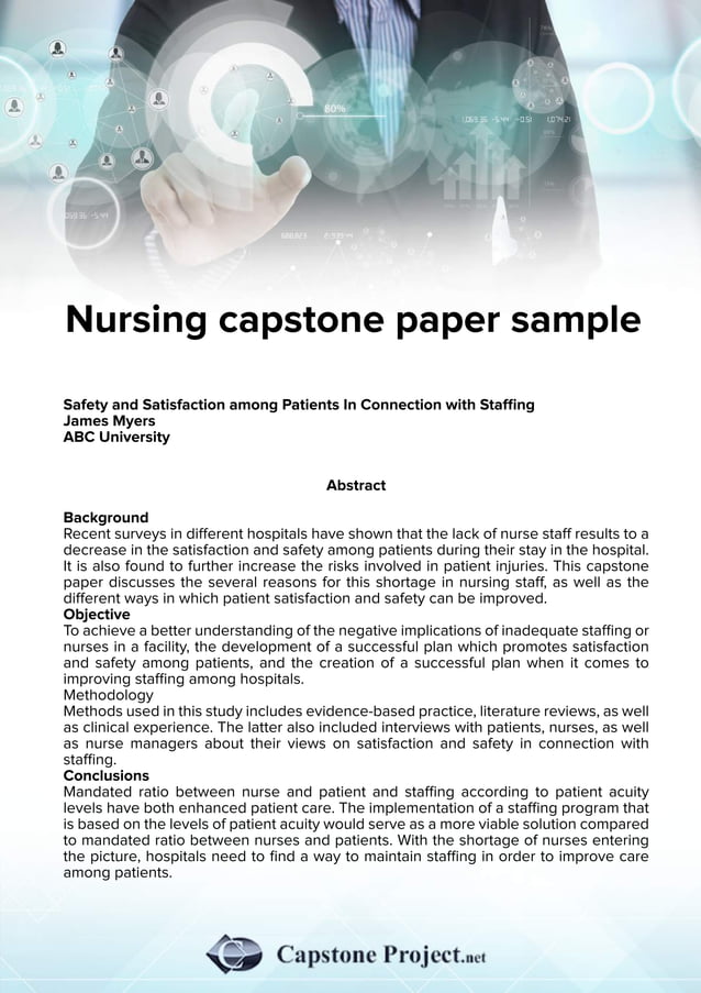 Nursing Capstone Paper Sample | PDF