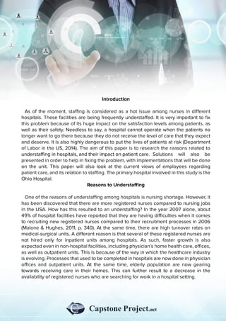 Nursing Capstone Paper Sample | PDF