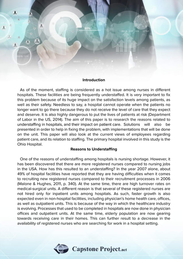 Nursing Capstone Paper Sample | PDF