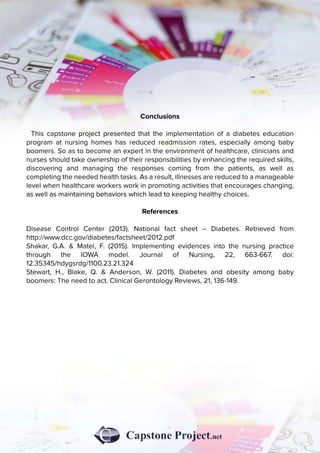 Nursing Capstone Project Proposal Example | PDF