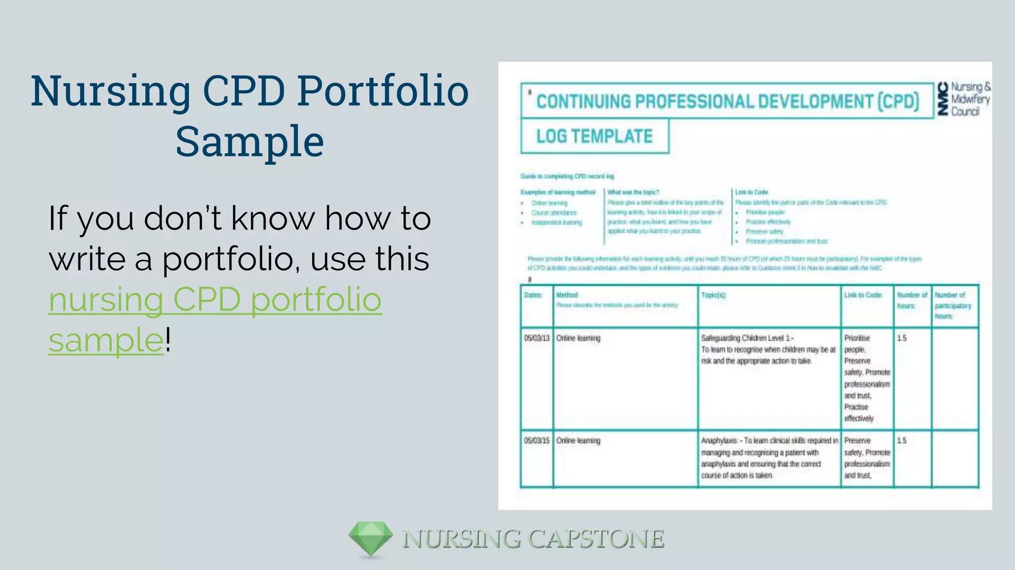 Nursing Capstone Examples 2019 | PPTX