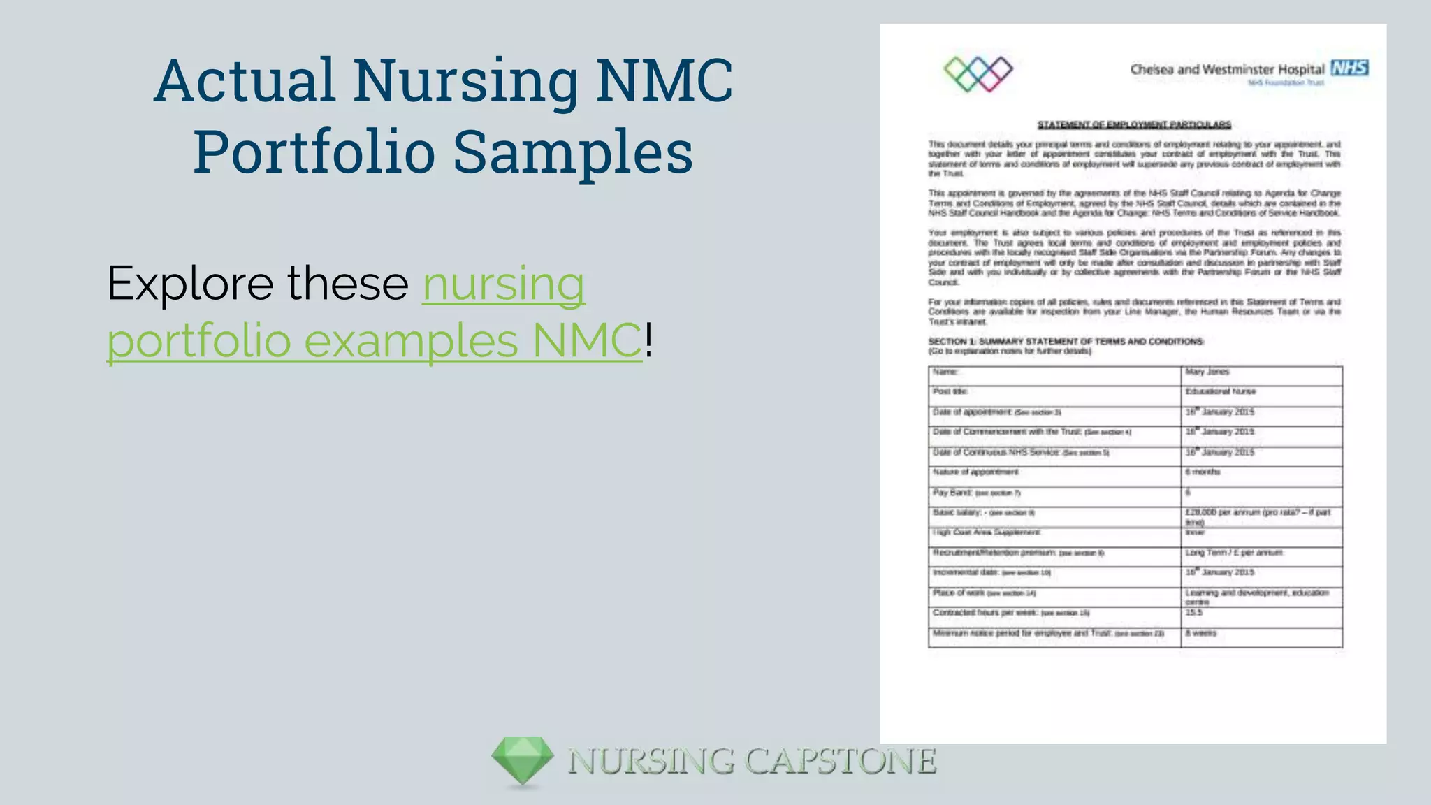 Nursing Capstone Examples 2019 | PPTX