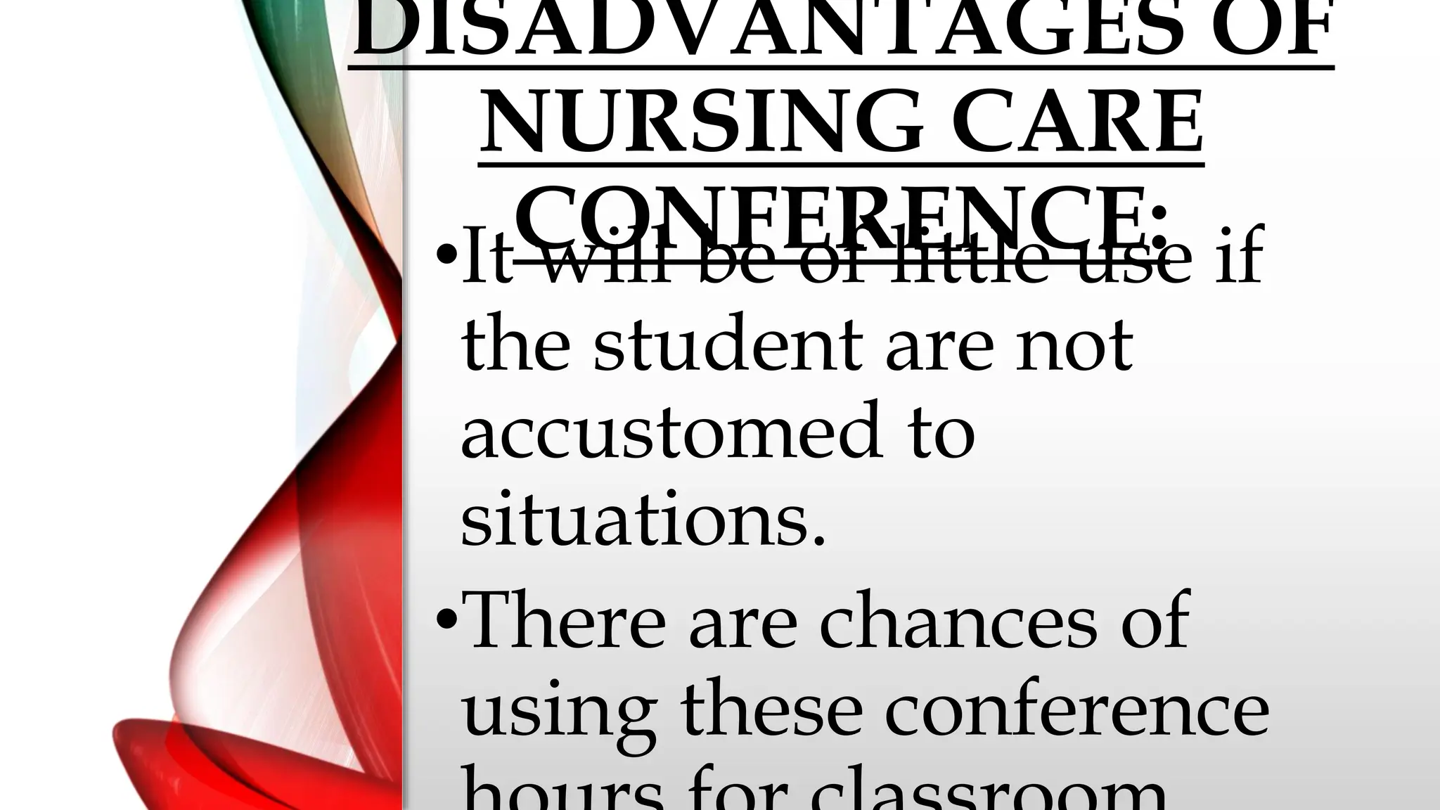 NURSING CARE CONFERENCE cet topic 2nd year bsc | PPTX