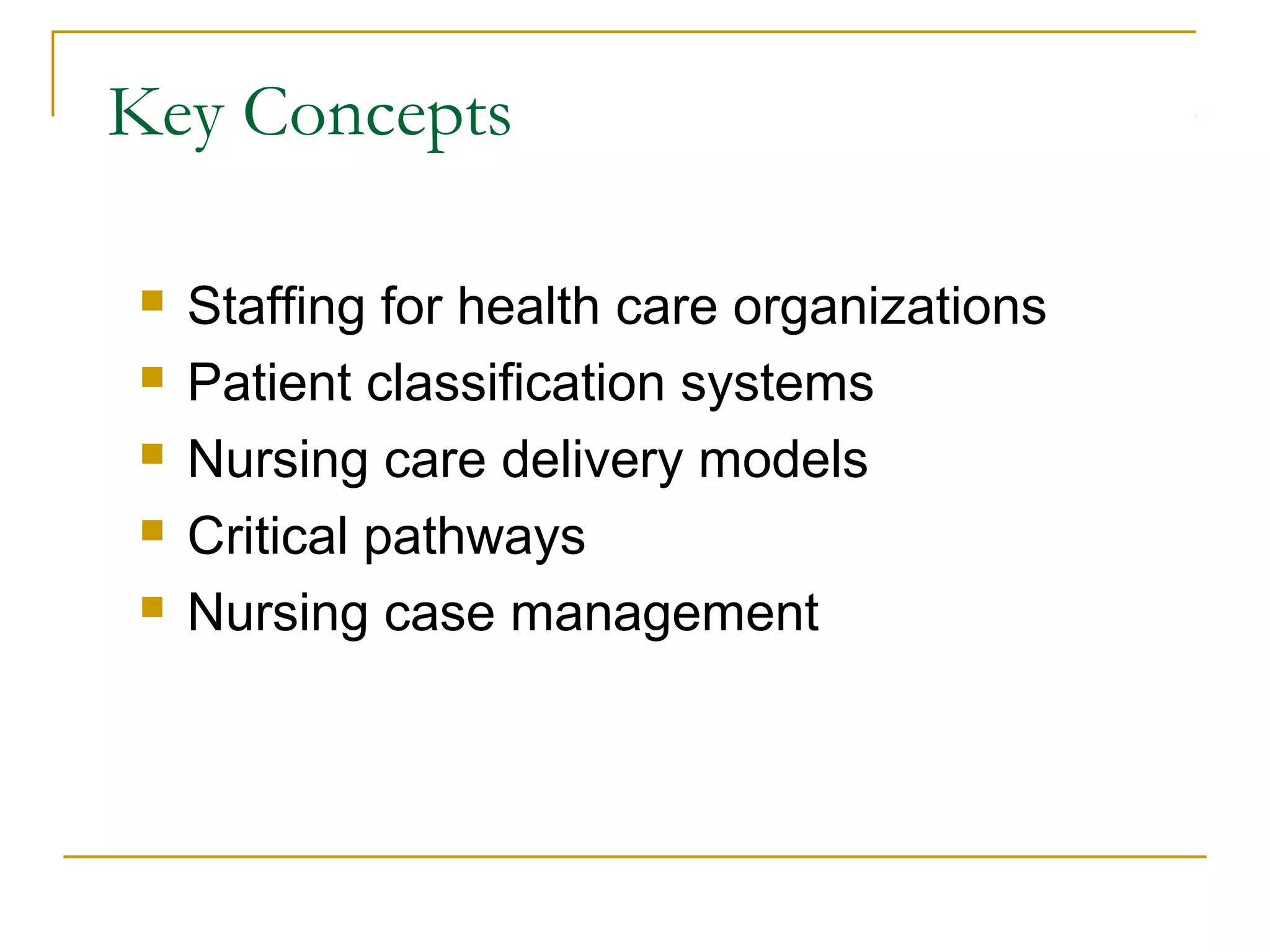 Nursing care delivery | PPT