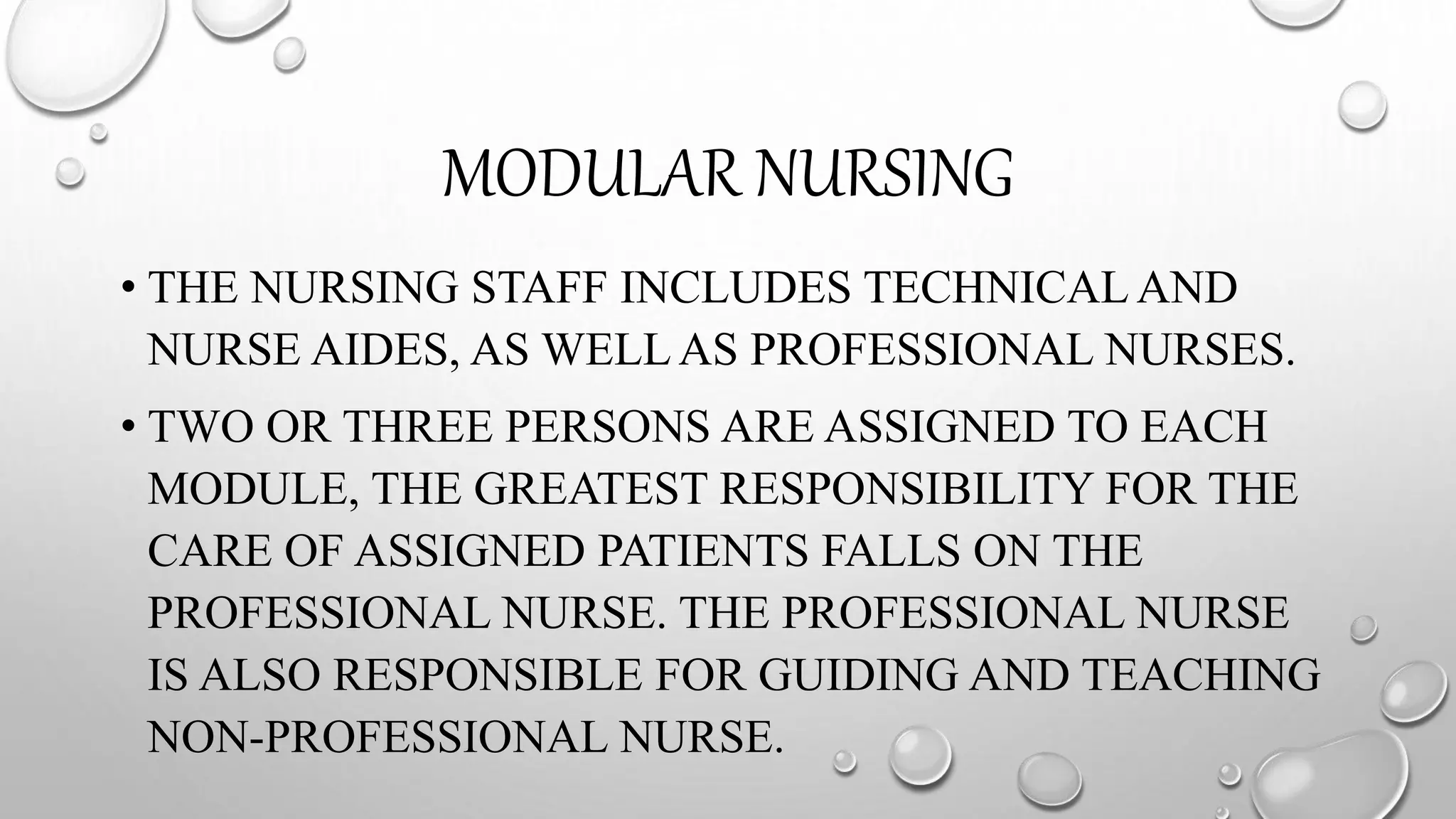 Nursing care delivery | PPTX