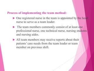 Nursing care delivery system | PPT