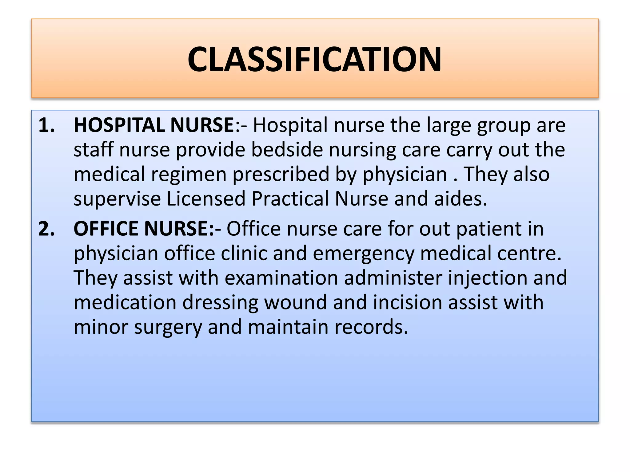 Nursing career oppourtunities | PPTX