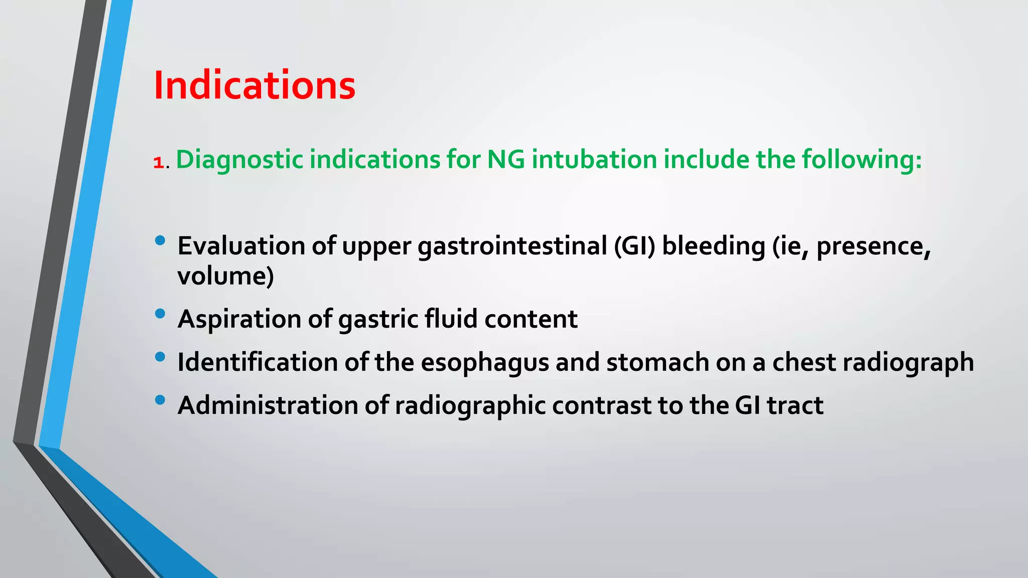 Nursing care for nasogastric tube patients | PPTX