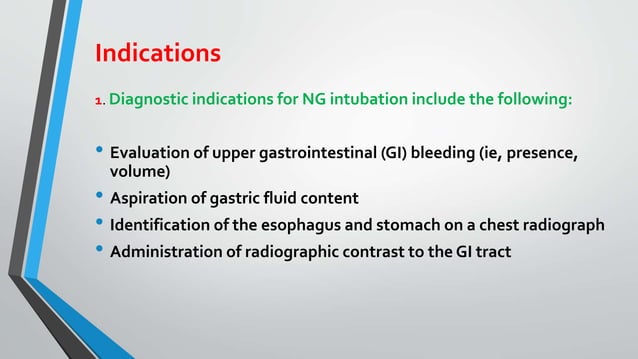 Nursing care for nasogastric tube patients | PPTX | Digestive Disorders ...