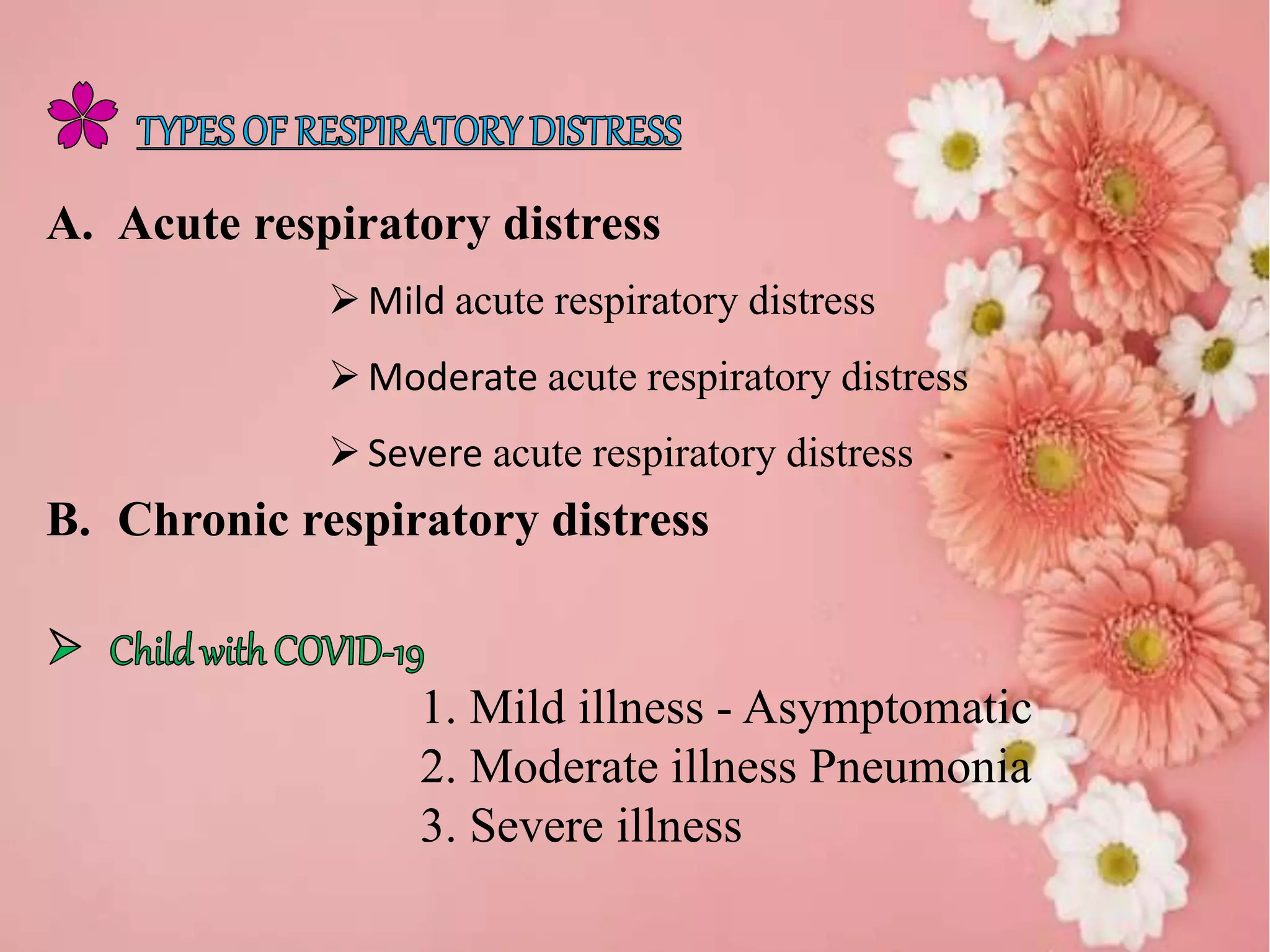 Nursing care management of child with respiratory distress | PPTX