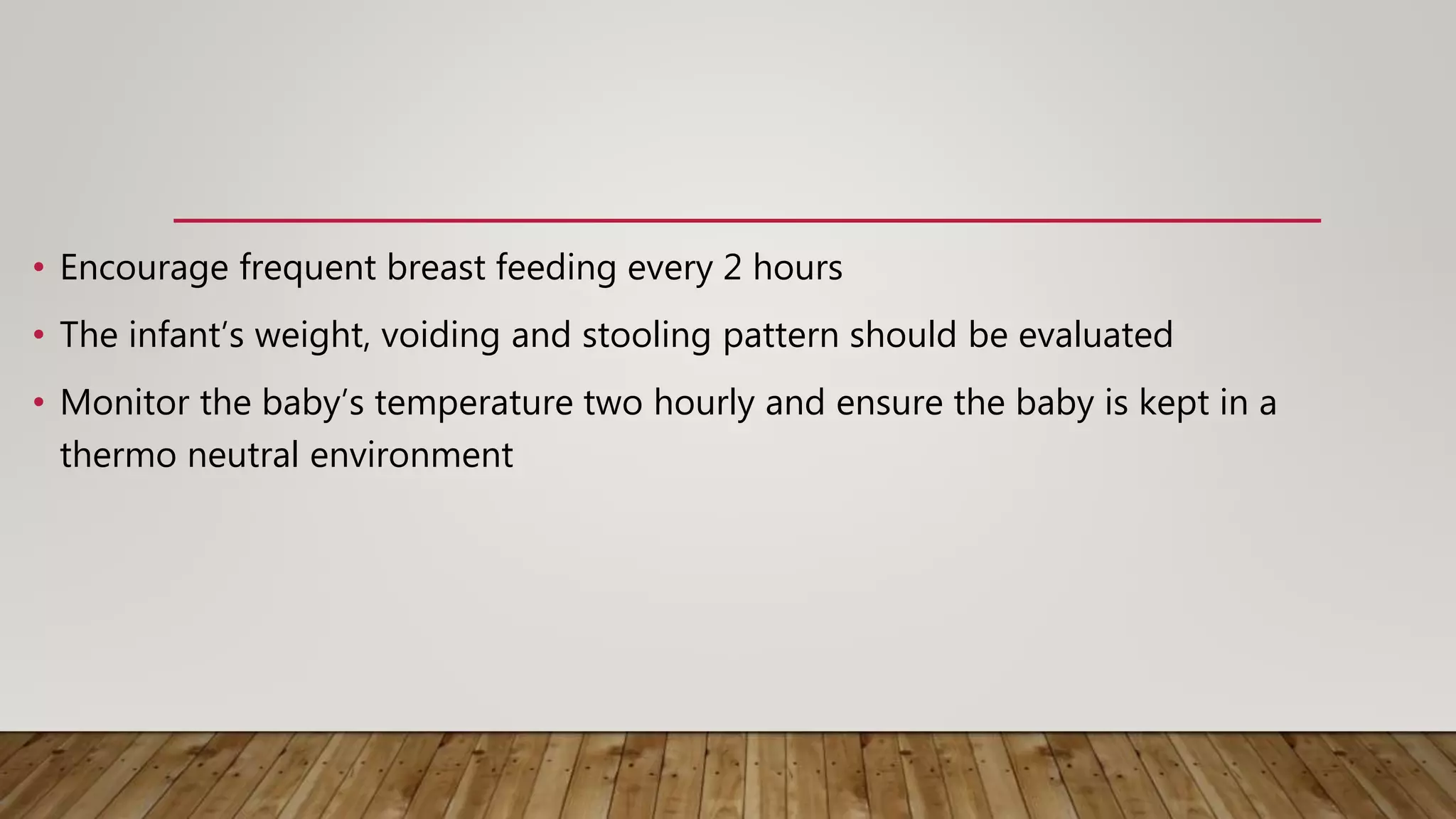 Nursing care of a baby undergoing phototherapy | PPTX