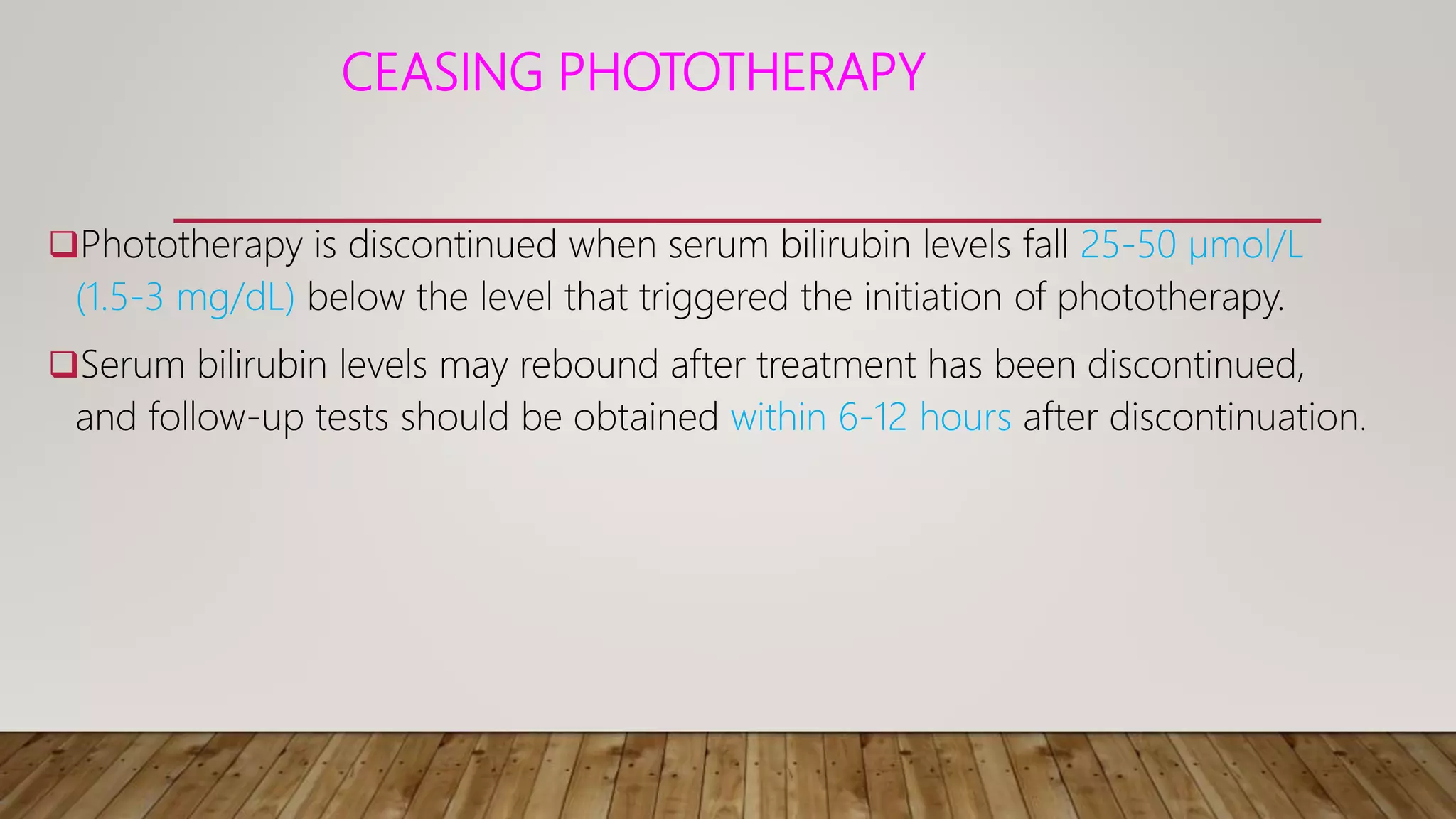 Nursing care of a baby undergoing phototherapy | PPTX