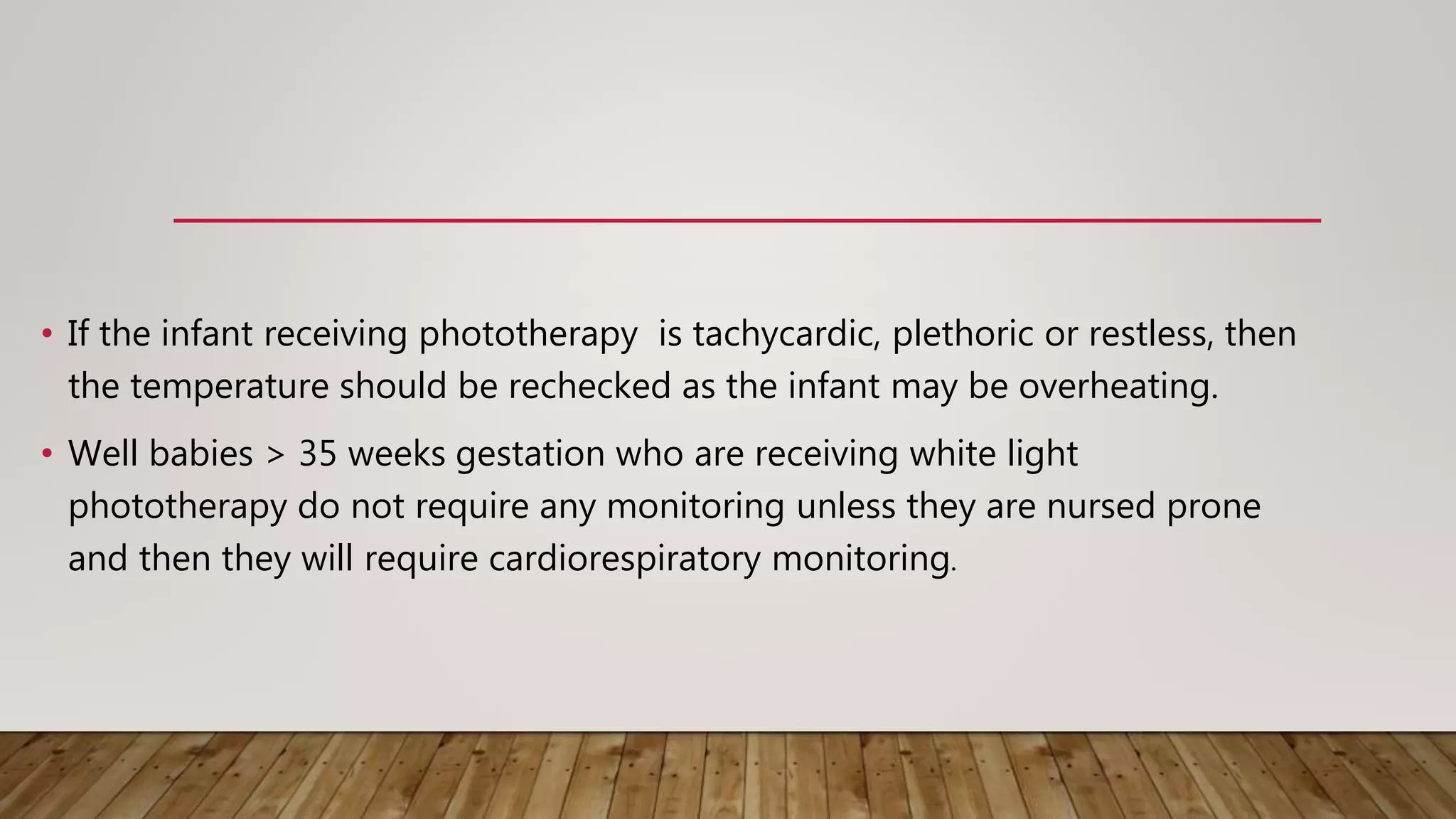 Nursing care of a baby undergoing phototherapy | PPTX