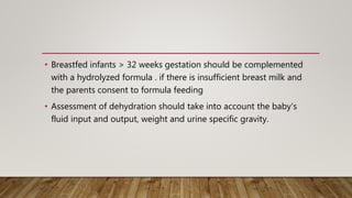 Nursing care of a baby undergoing phototherapy | PPTX
