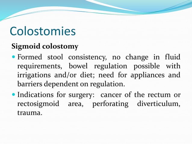 Nursing care of a child with stoma | PPTX | Digestive Disorders ...