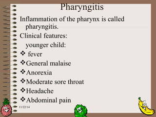 Nursing care of children with acute and chronic infection | PPT