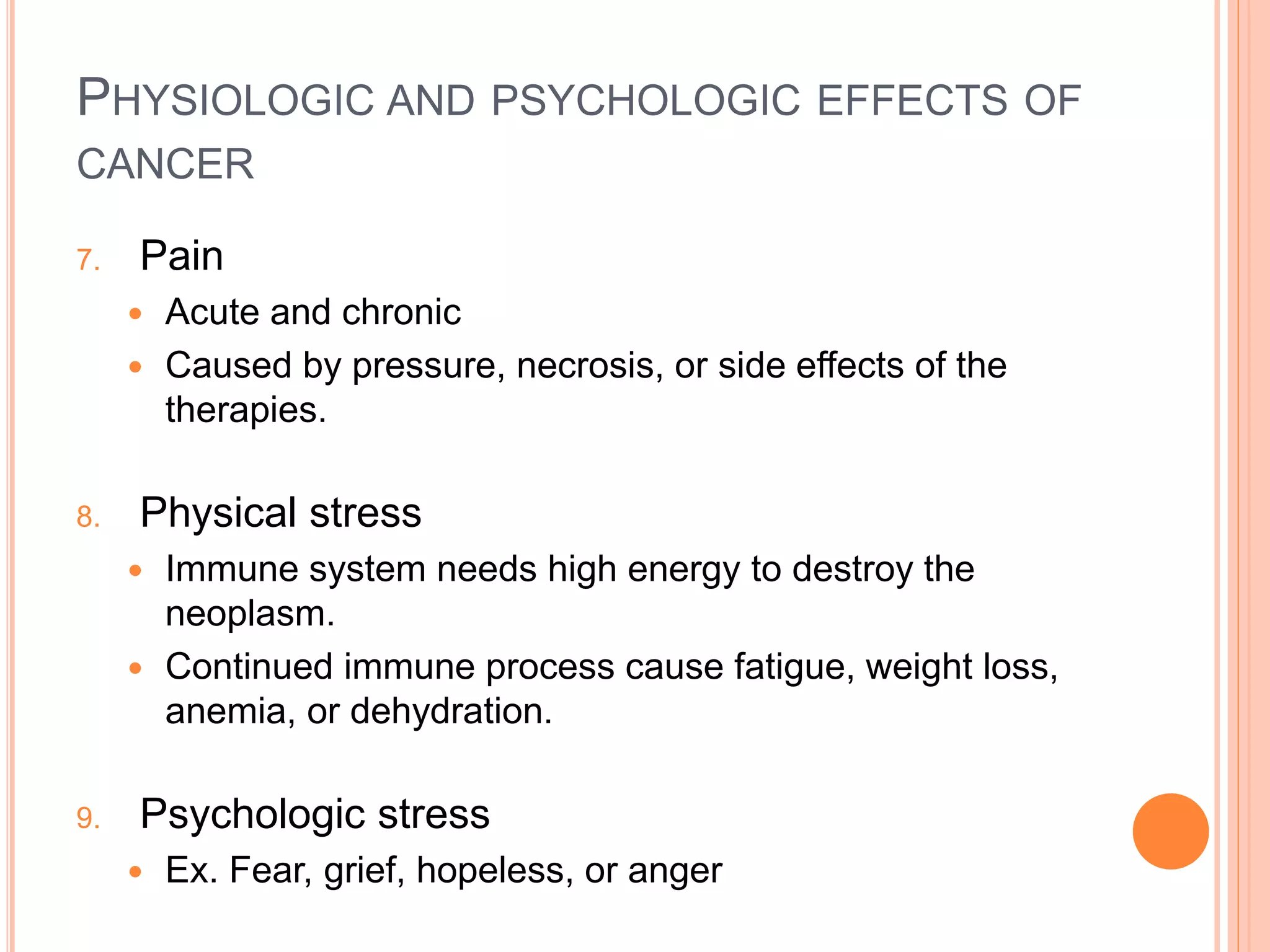 Nursing care of client with cancer | PPTX