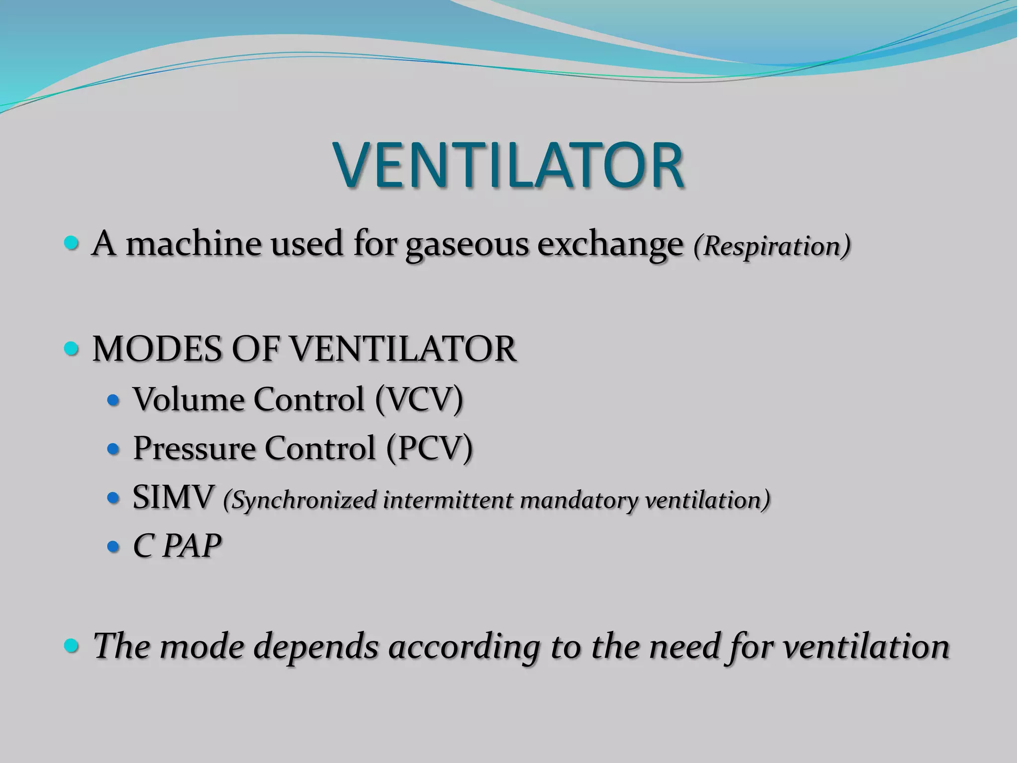 Nursing care of Mechanically Ventilated patients.pptx