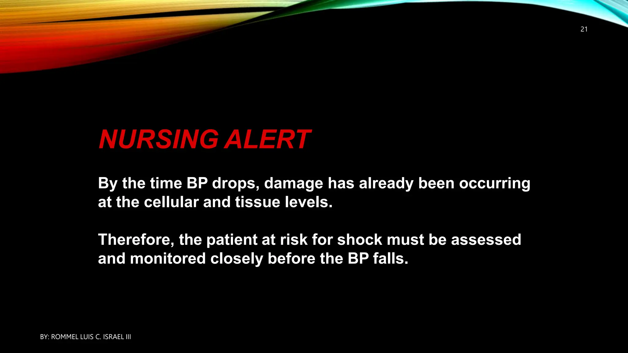 Nursing Care of Patients with Life Threatening Conditions, High Acuity ...
