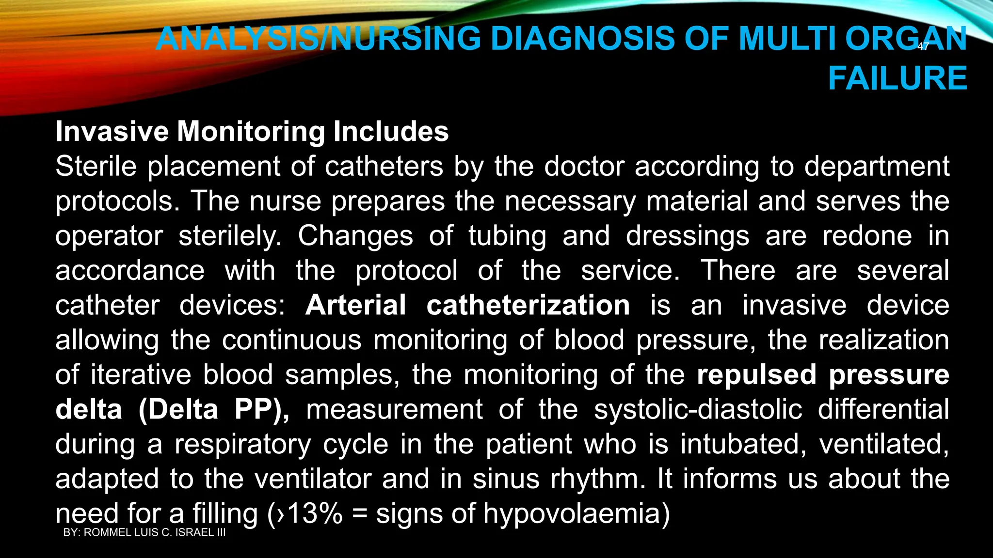 Nursing Care of Patients with Life Threatening Conditions, High Acuity ...