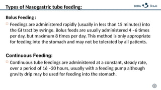 Nursing care of Patient with Nasogastric tube feeding.pptx