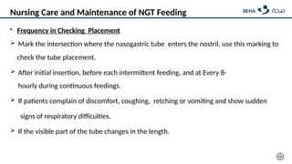 Nursing care of Patient with Nasogastric tube feeding.pptx