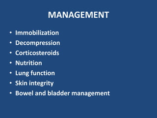 Nursing care of spinal cord injury | PPTX