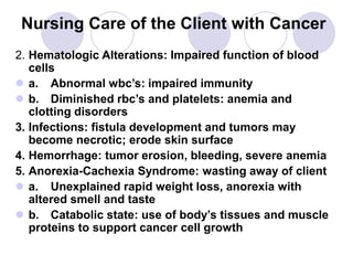 Nursing Care of A patient with Cancer.ppt