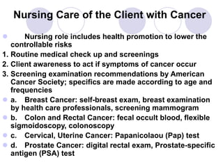 Nursing Care of A patient with Cancer.ppt