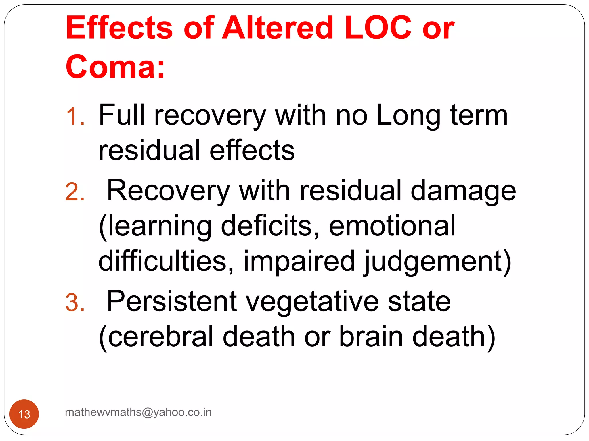 Nursing care of unconscious Patient | PPTX
