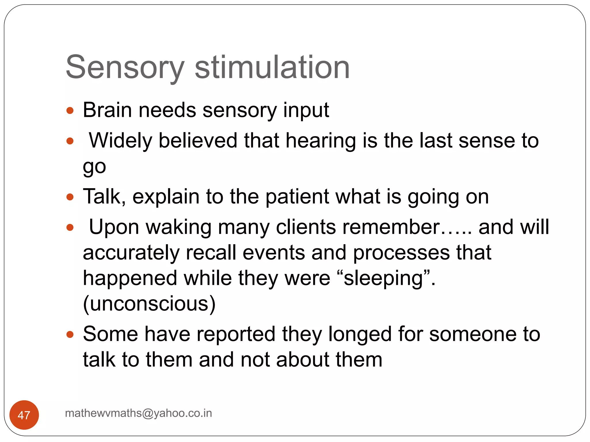 Nursing care of unconscious Patient | PPTX