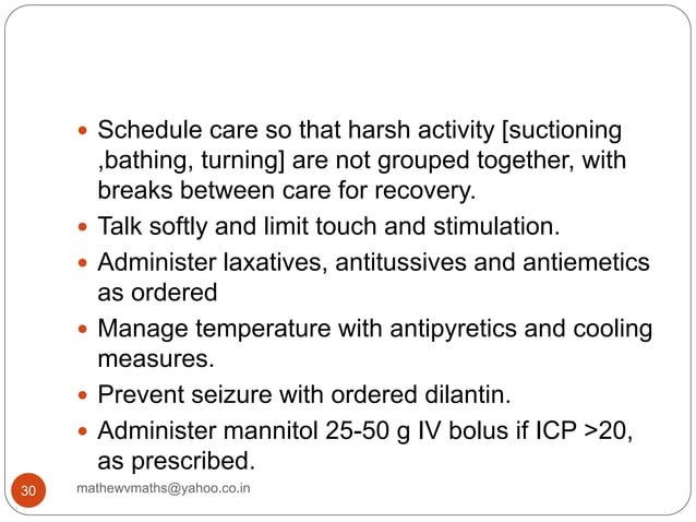 Nursing care of unconscious Patient | PPTX