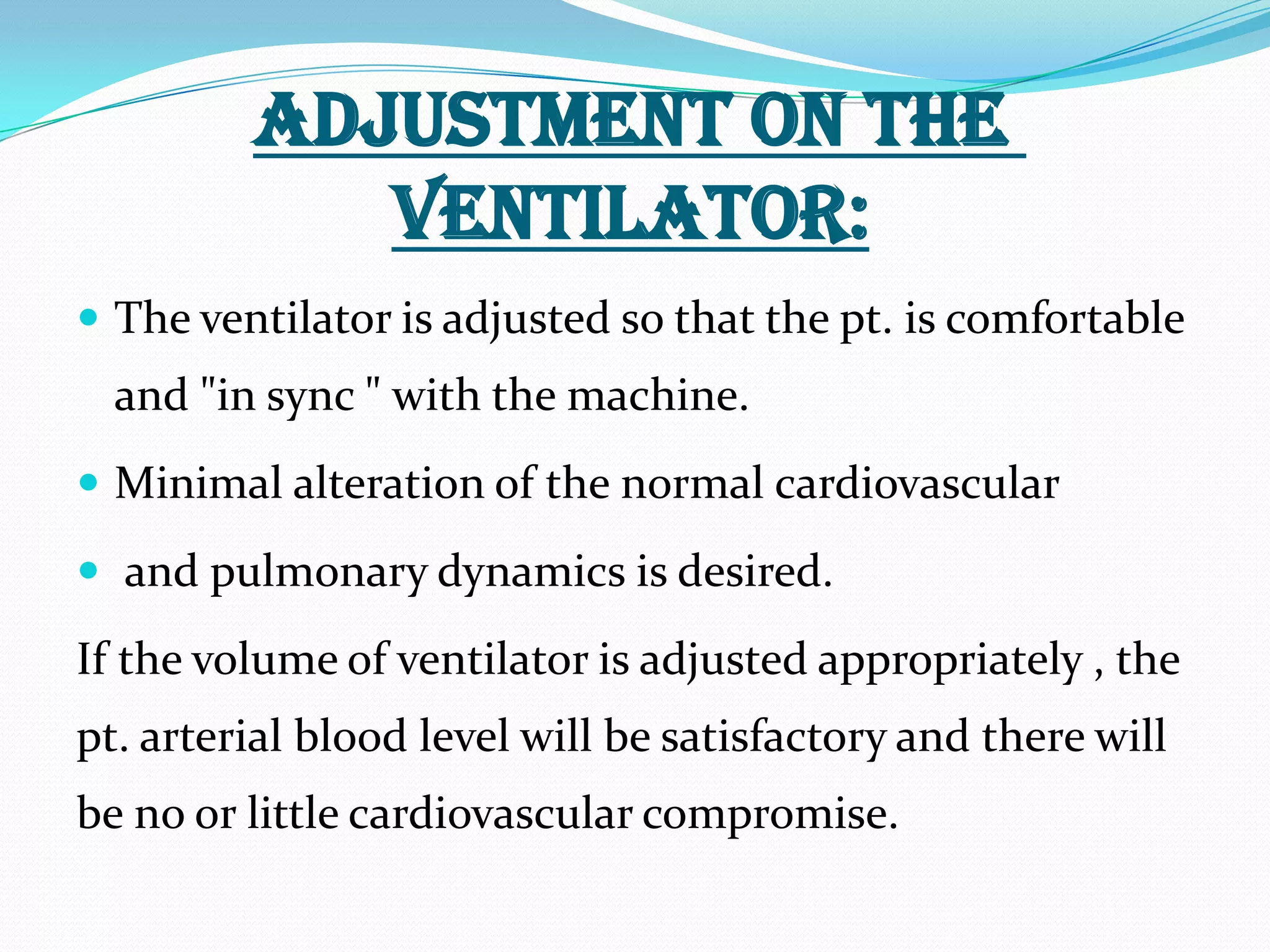Nursing Care of Ventilated Patient | PPTX