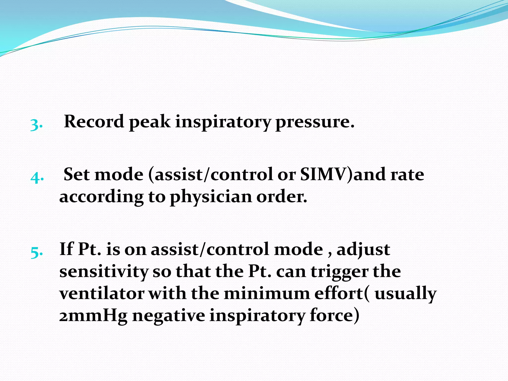 Nursing Care of Ventilated Patient | PPTX