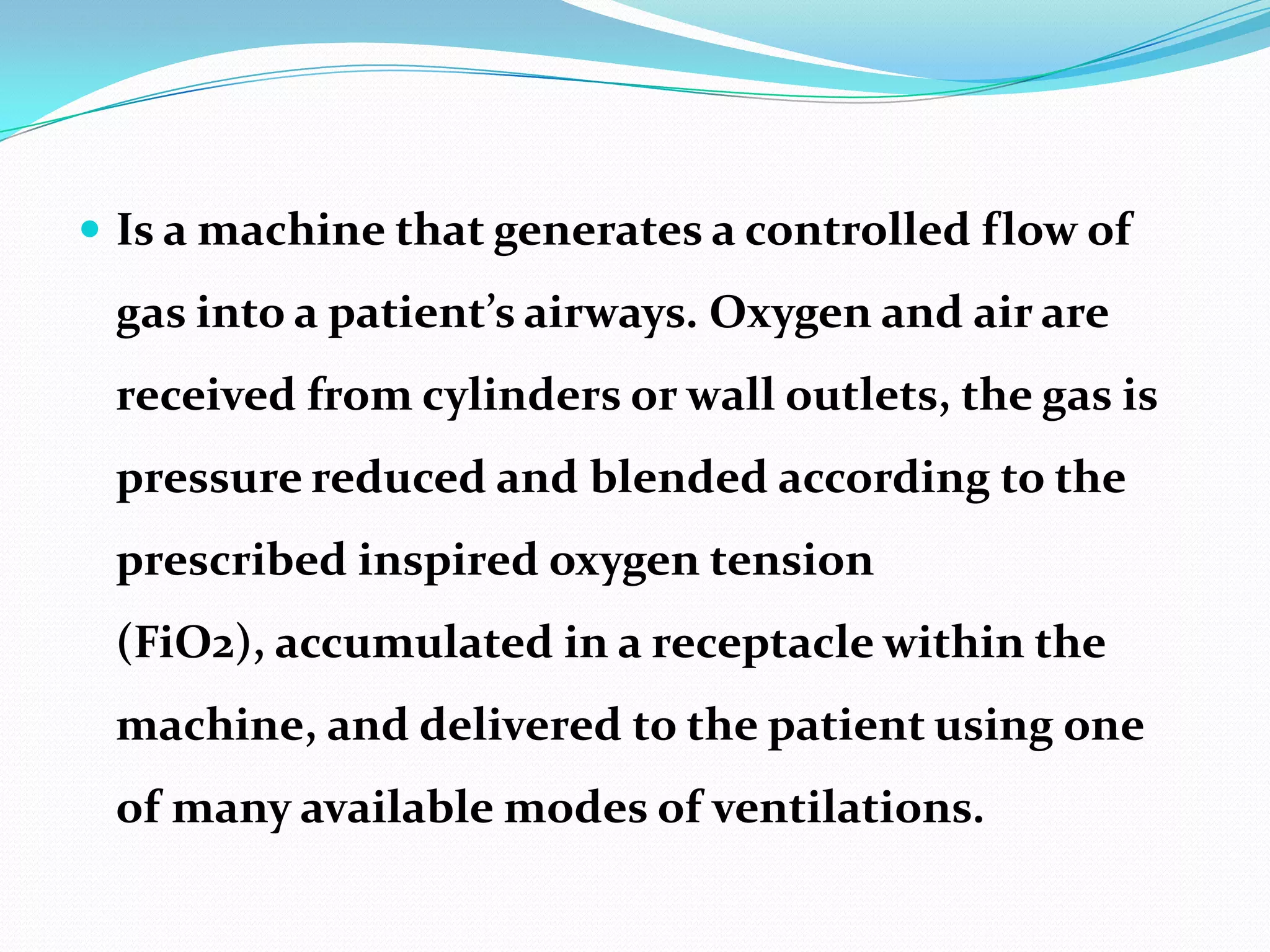 Nursing Care of Ventilated Patient | PPTX