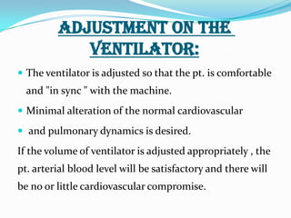 Nursing Care of Ventilated Patient | PPTX