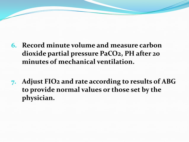 Nursing Care of Ventilated Patient | PPTX | Lung and Respiratory Health ...