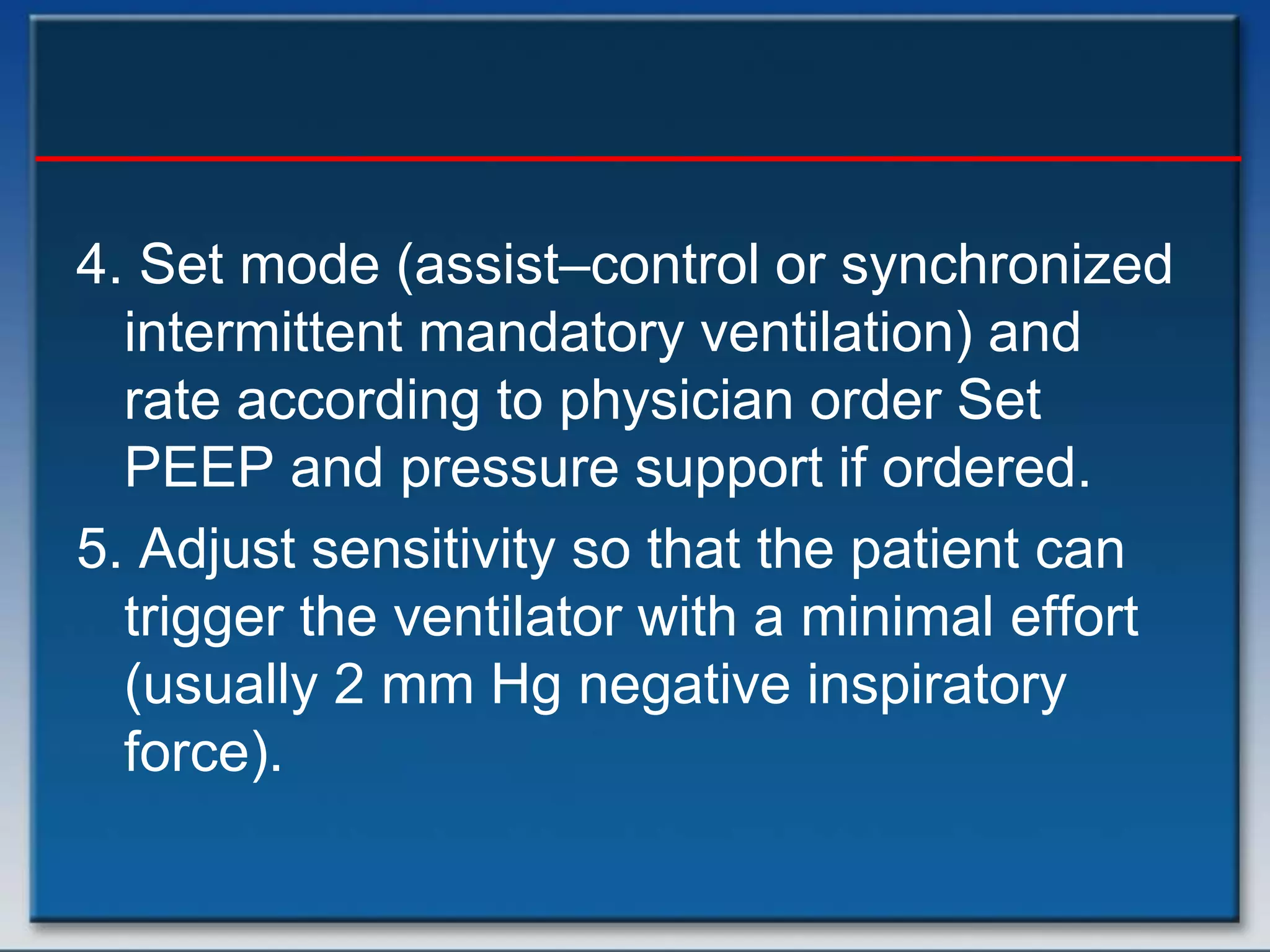 Nursing care of ventilated patient | PPTX