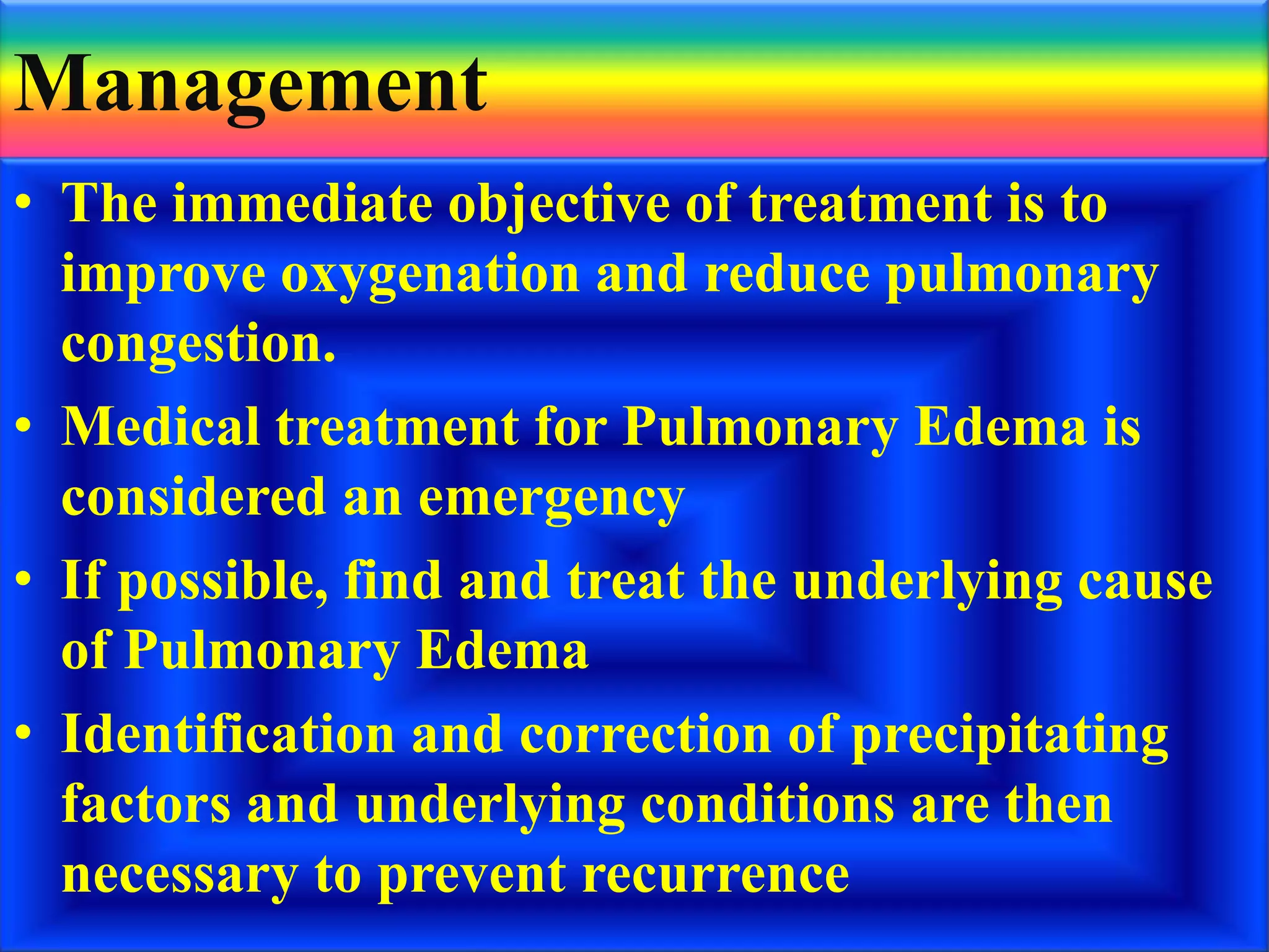 nursing care on pulmonary edema | PPTX