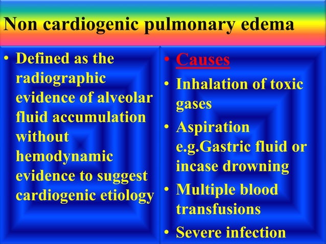nursing care on pulmonary edema | PPTX | Lung and Respiratory Health ...