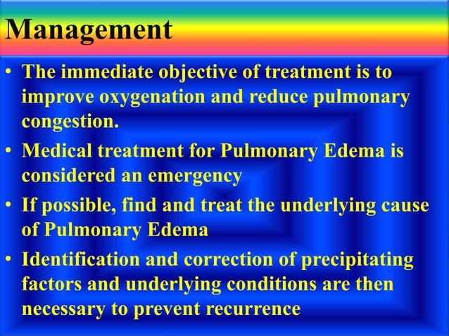 nursing care on pulmonary edema | PPTX | Lung and Respiratory Health ...