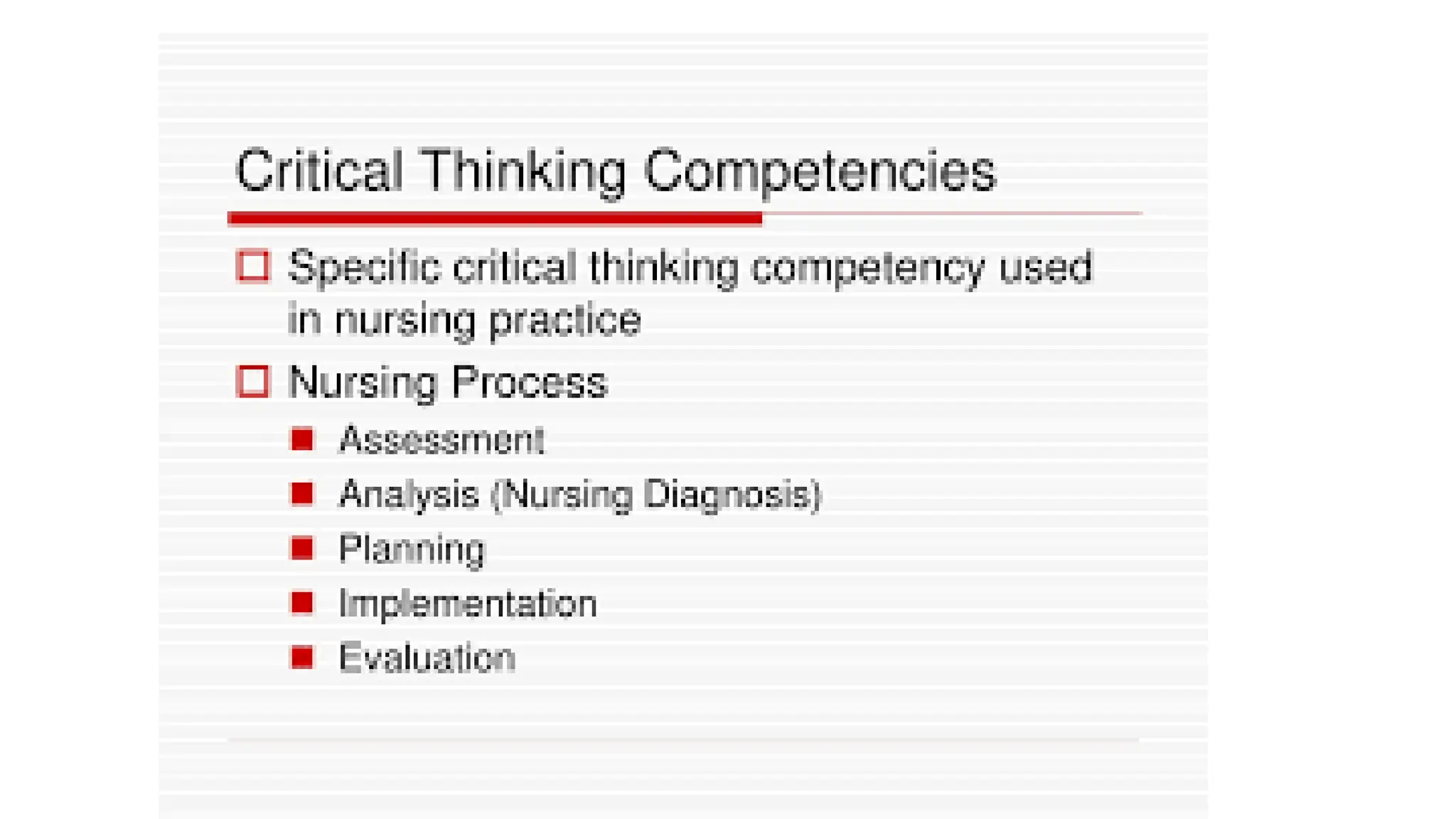 critical thinking and Nursing care plan | PPTX